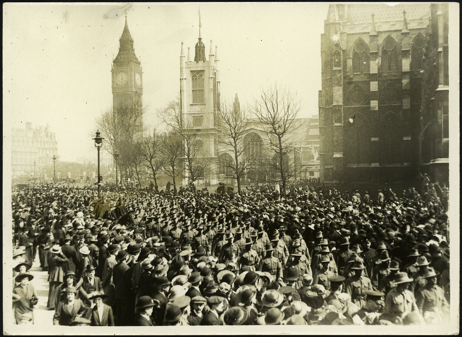 Photograph - Australian Servicemen, Anzac Day Parade, London, 1916