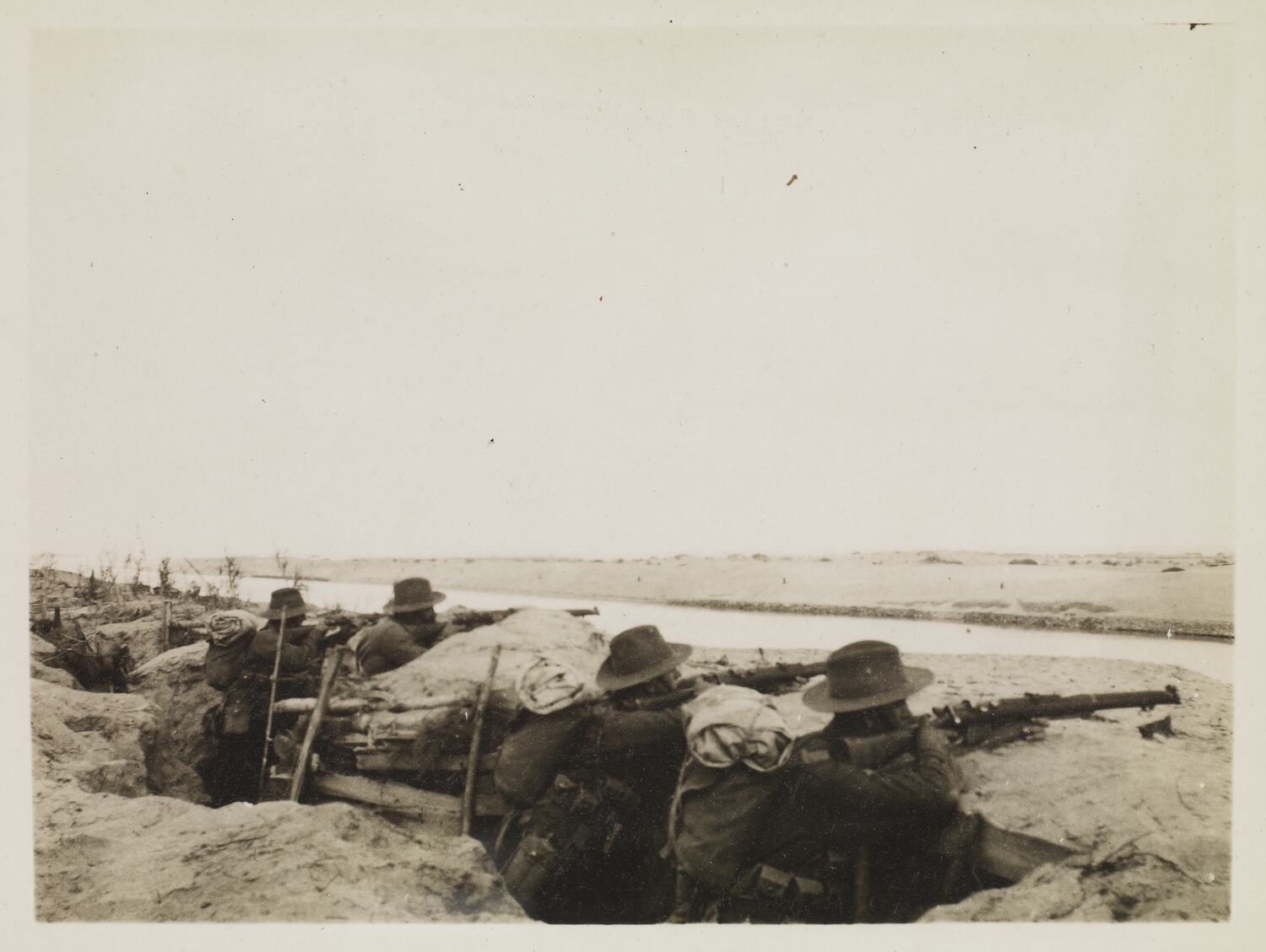 Photograph - Trenches at Serapeum, Egypt, Captain Edward Albert McKenna ...