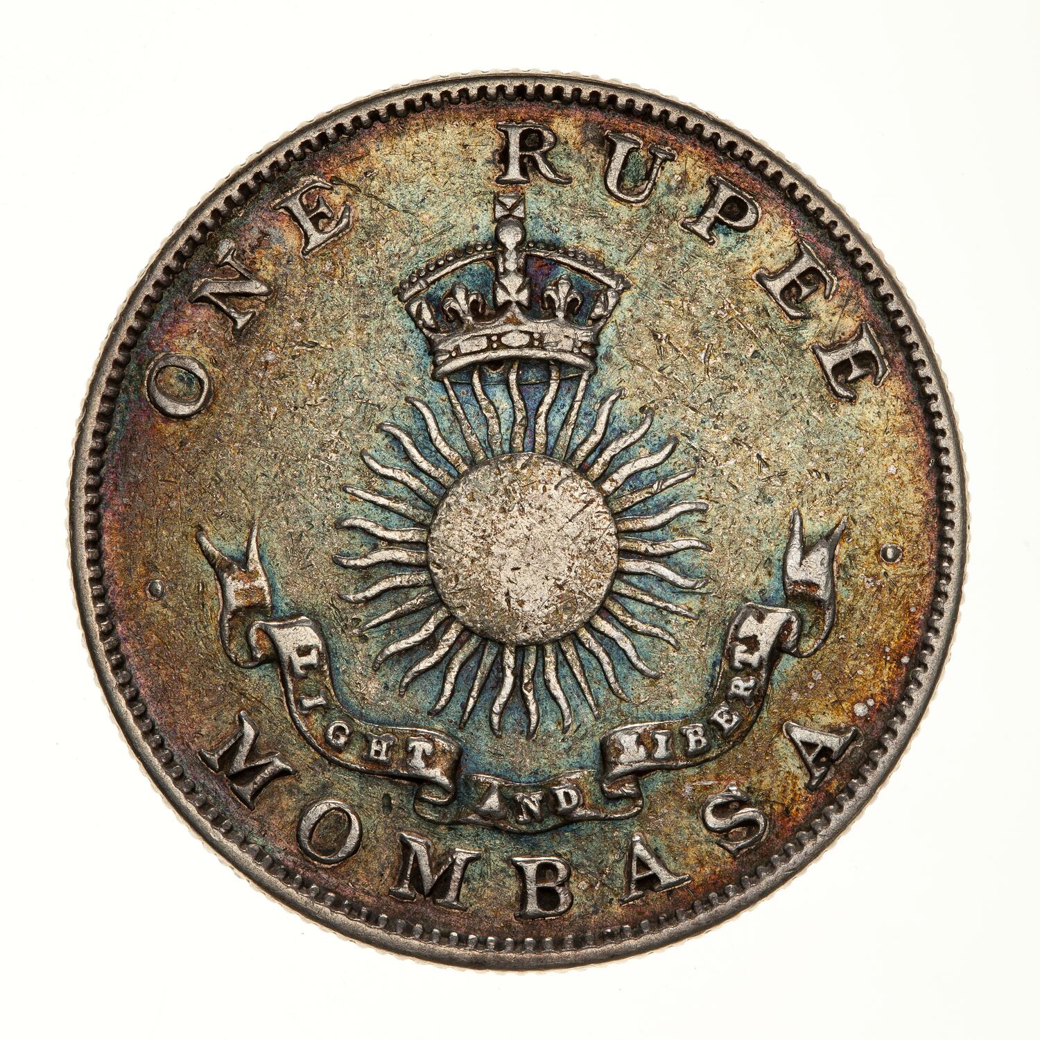Coin - 1 Rupee, Mombasa, Kenya, 1888