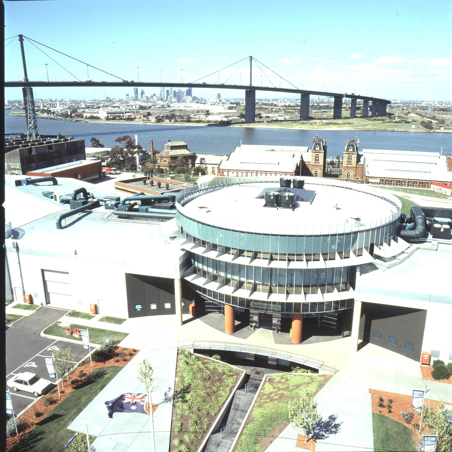 Transparency - Aerial View of Building, Scienceworks, Spotswood ...