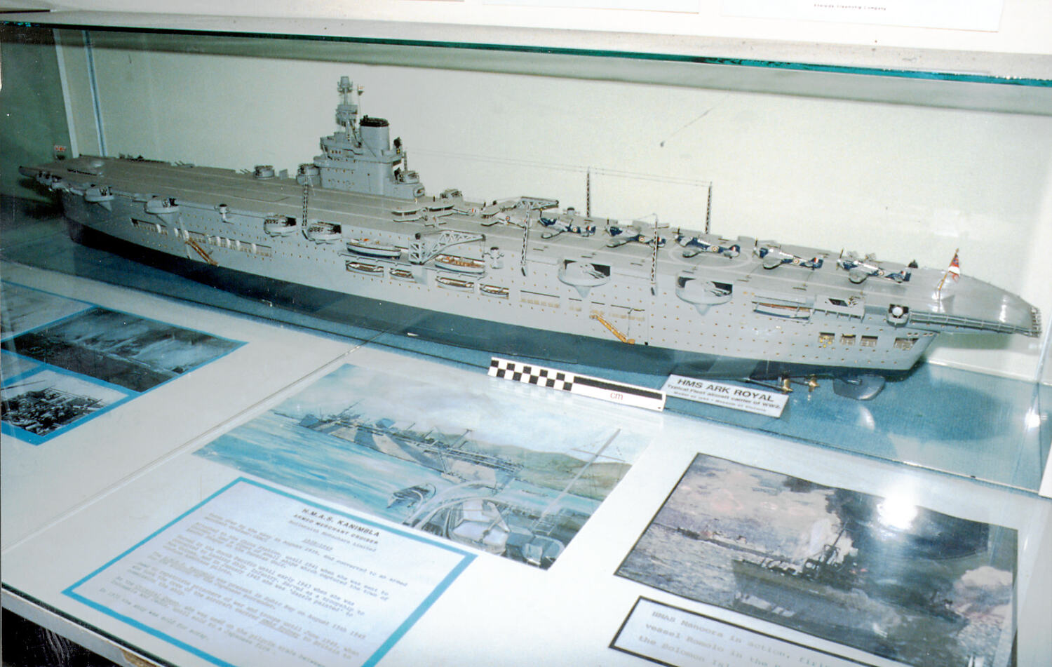 Naval Ship Model - Aircraft Carrier, HMS Ark Royal