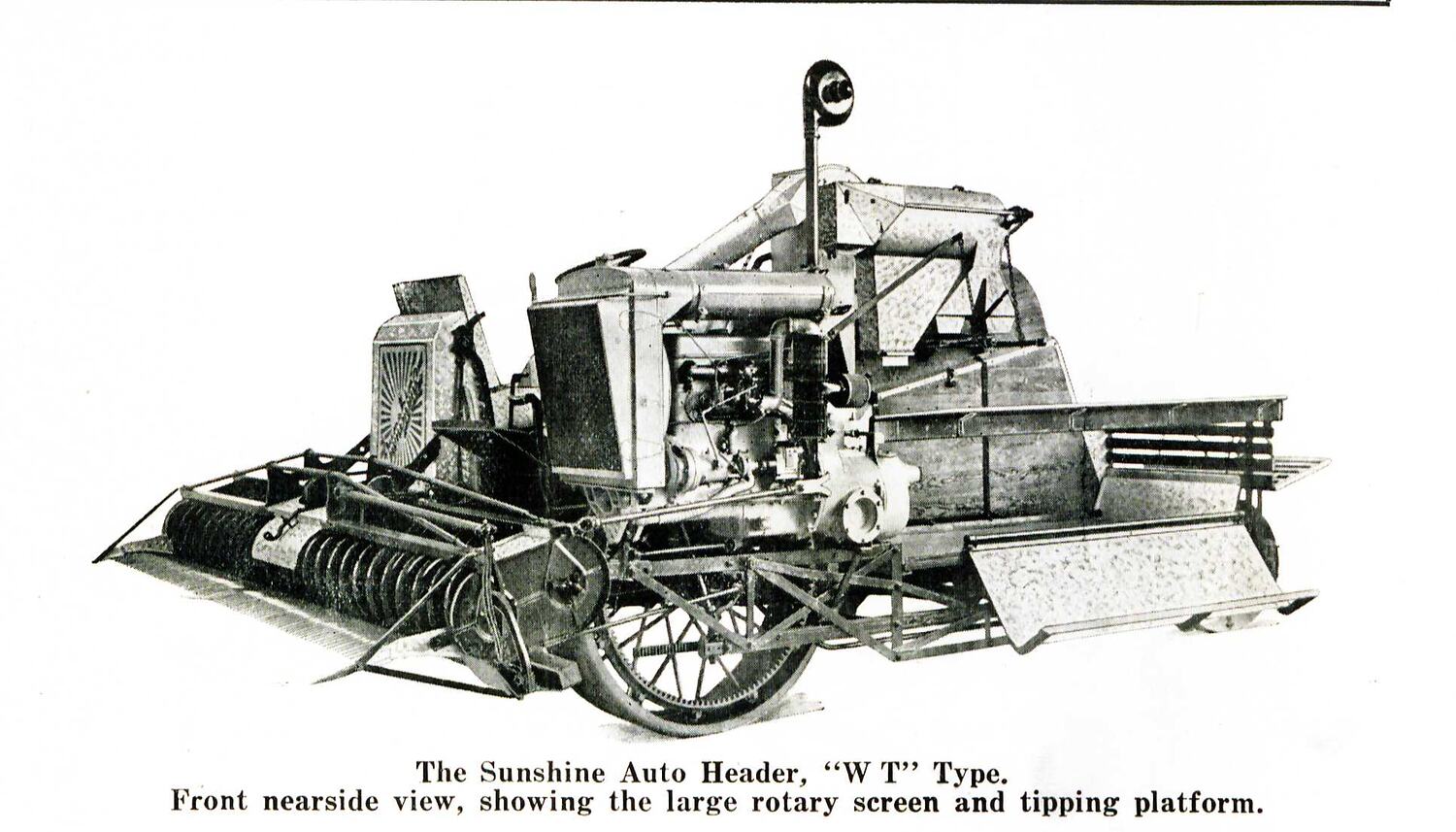 McKay Products: Sunshine W Type Auto Header Harvester