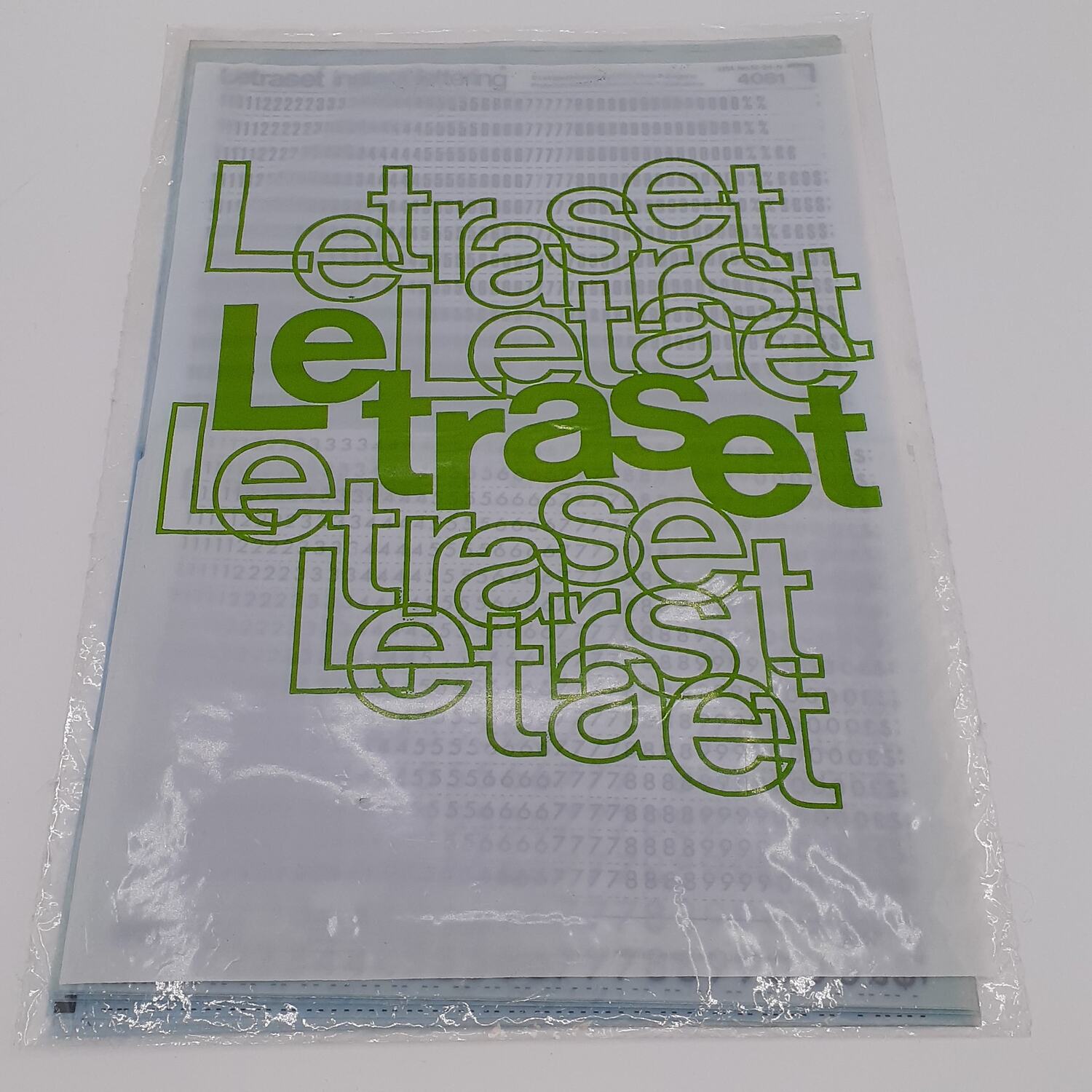 Applied Lettering Sheets - 'Letraset', England, post 1959