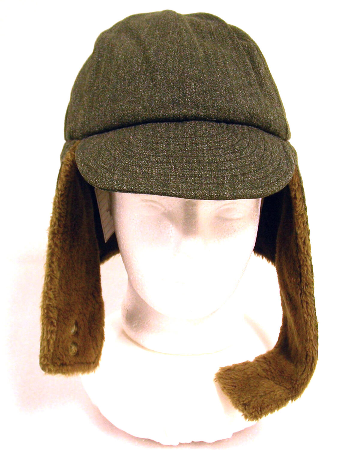 Helmet - Commonwealth Government Clothing Factory, Green Gabtwist, 1965