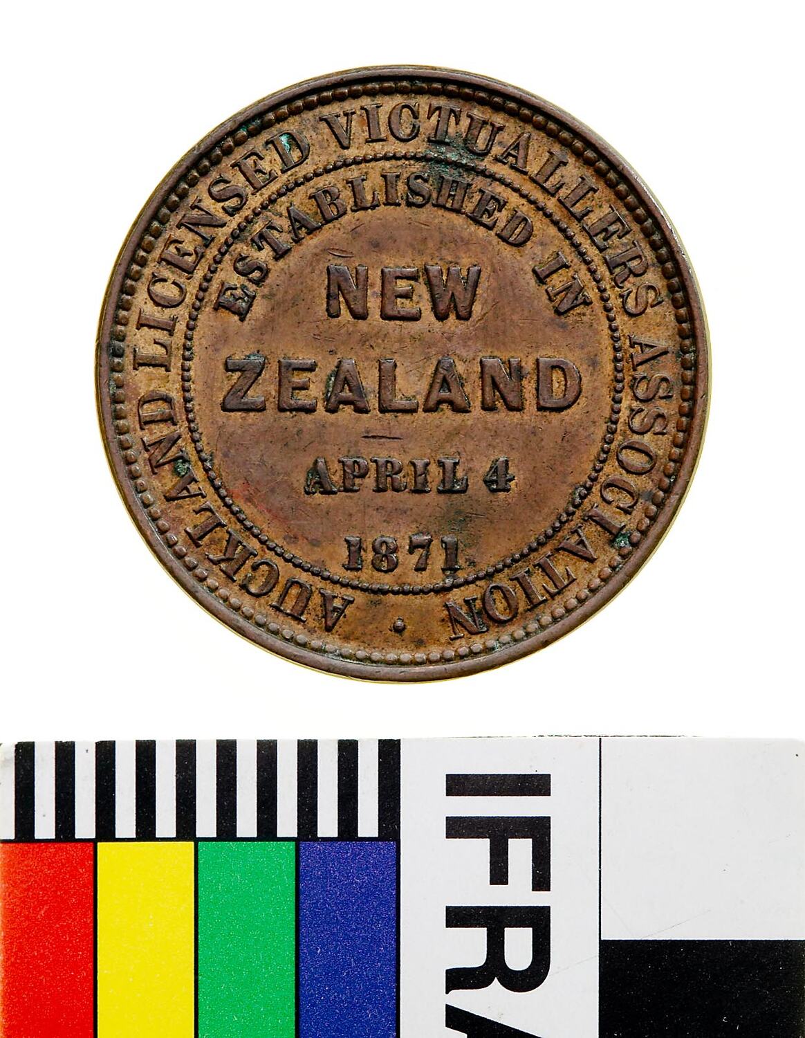 Token - 1 Penny, Auckland Licensed Victuallers Association, Auckland ...