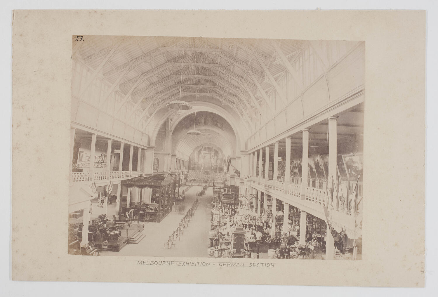 Photograph - French & German Courts, Great Hall, Exhibition Building ...