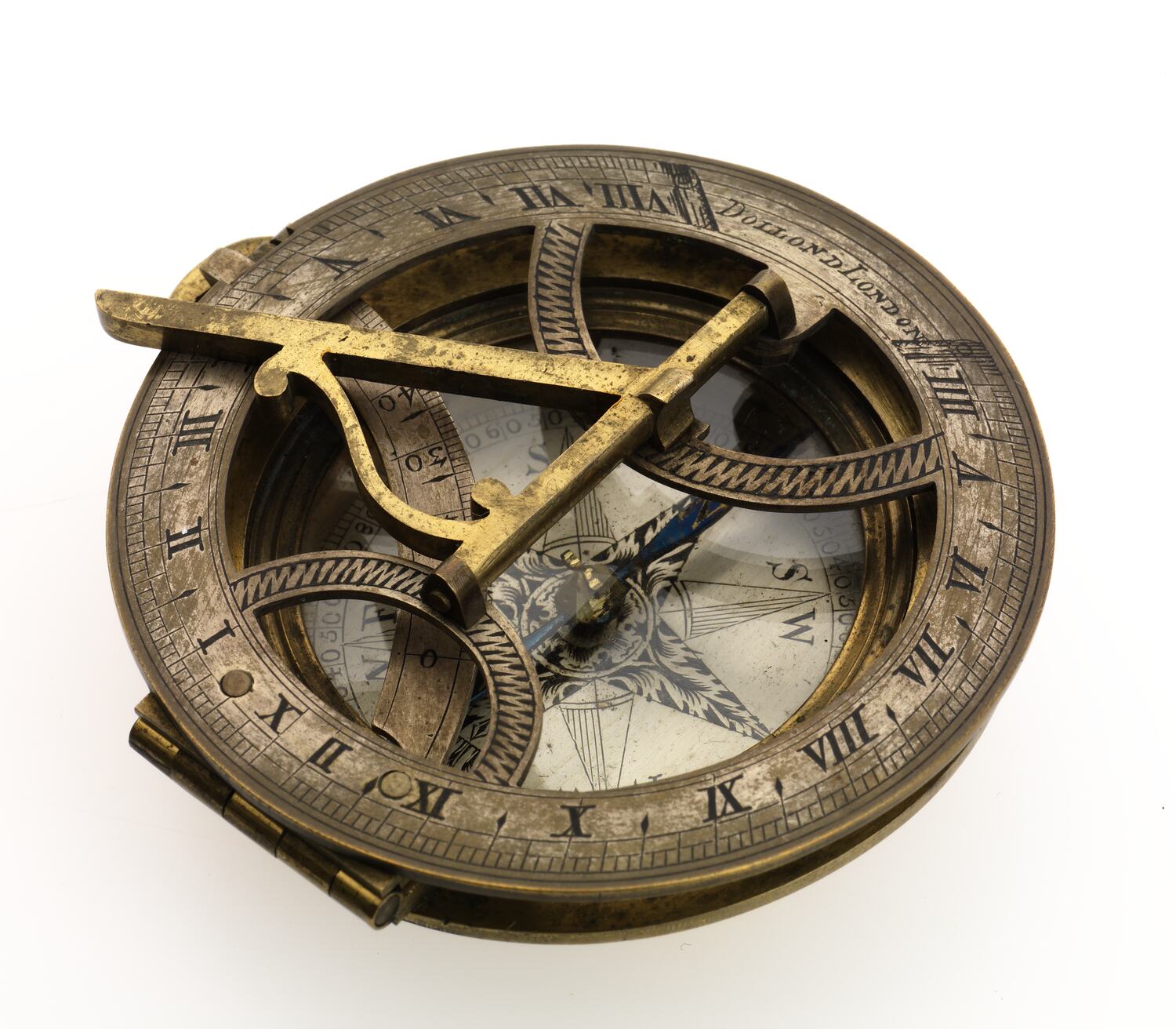 Pocket Compass Sundial - George Bass, circa 1790