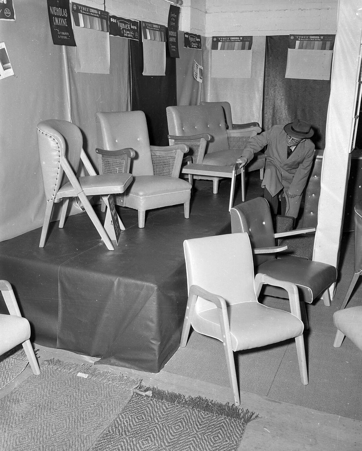 Negative - Nicholas & Mayne Co, Interior of Furniture Showroom ...