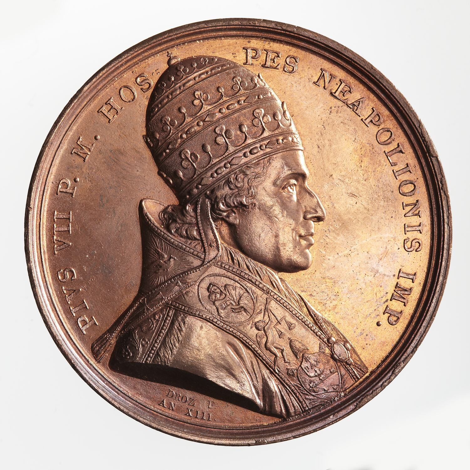 Medal - Visit of Pope Pius VII to Paris, Napoleon Bonaparte (Emperor ...