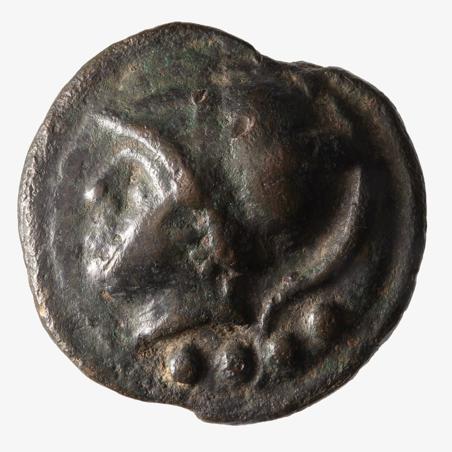 Coin - Triens, Aes Grave, Ancient Roman Republic, 225-217 BC