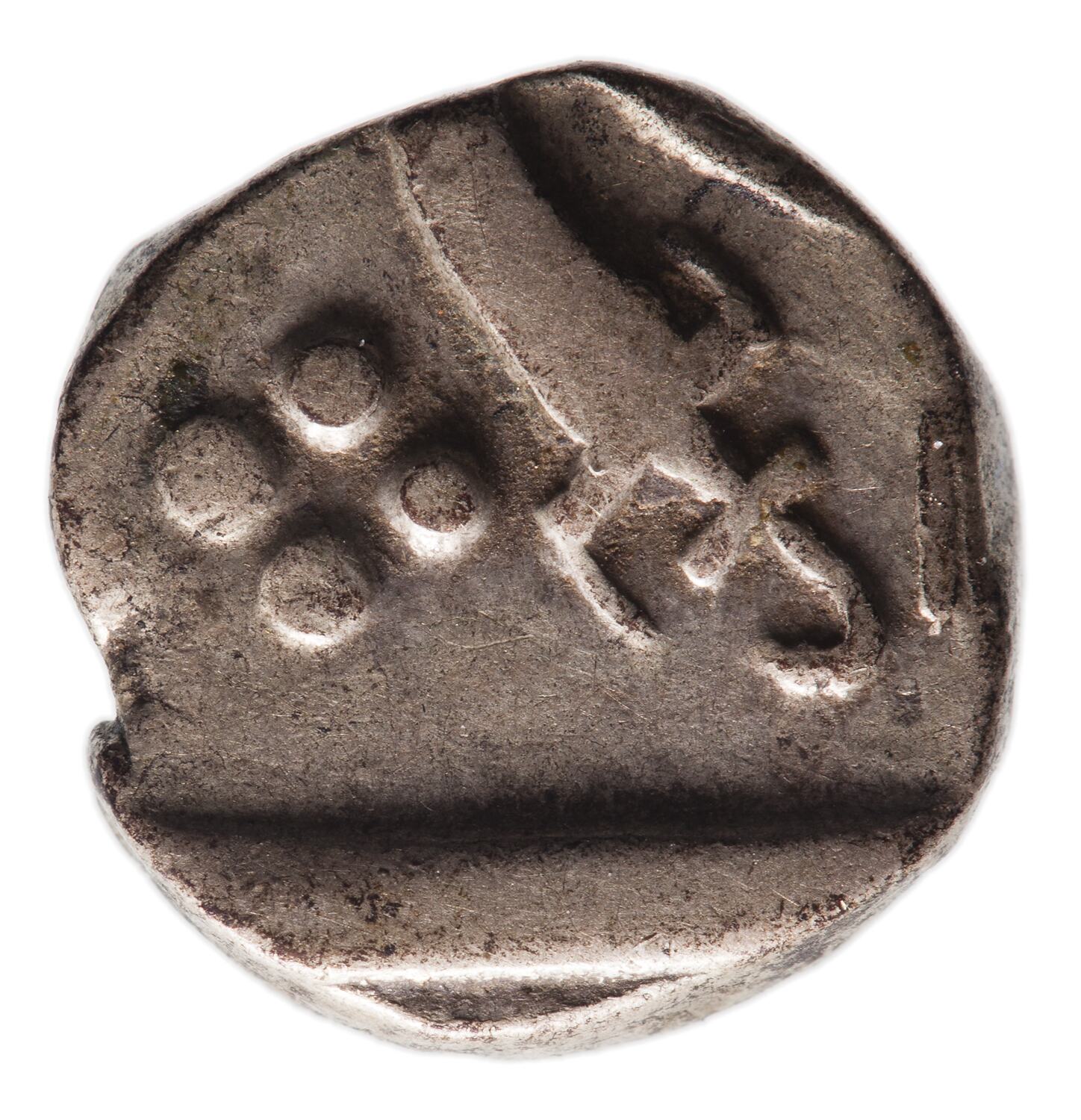 Coin - 1/4 Rupee, Baroda, India, 1856-1870