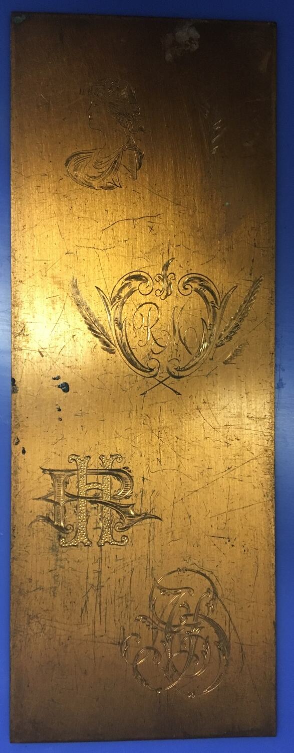 Music Engraving - a description of the method using a metal plate