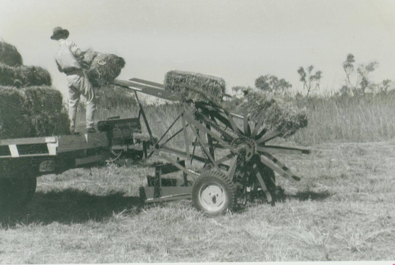 Photograph - Sunshine, Hay Bale Loader, 1965