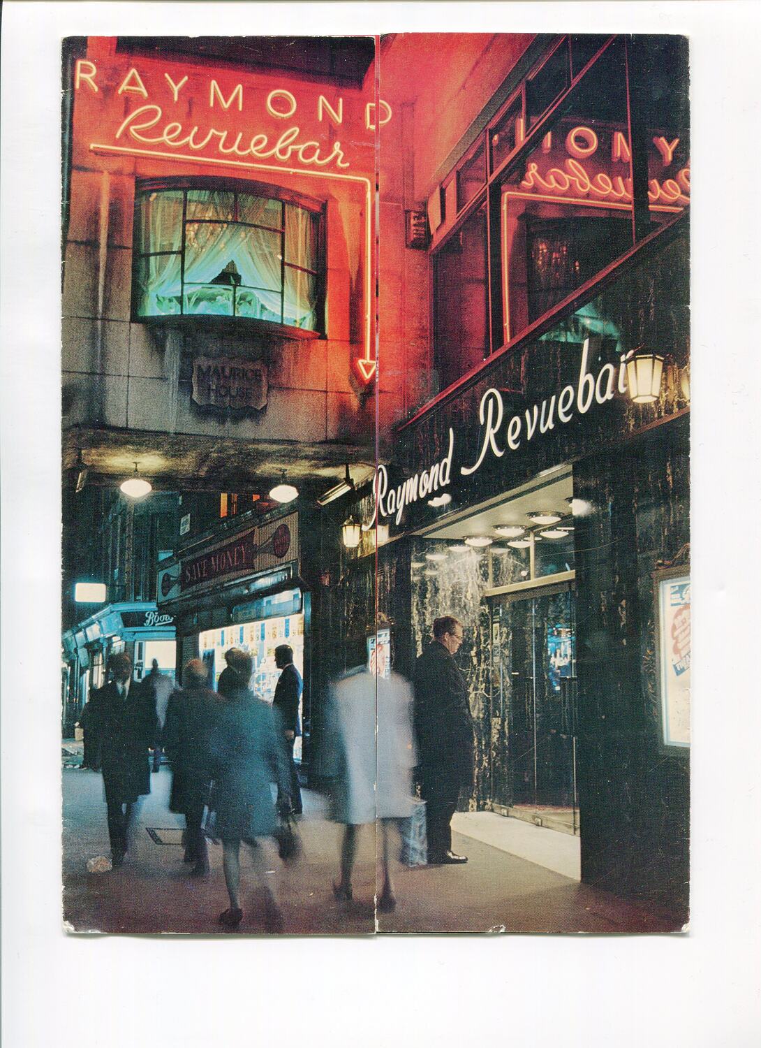 Flyer - International Striptease Festival, Raymond Revuebar, London, 1970
