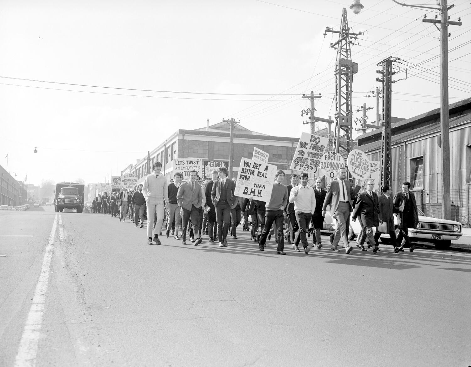 Negative - Protest March, Victoria, 1970