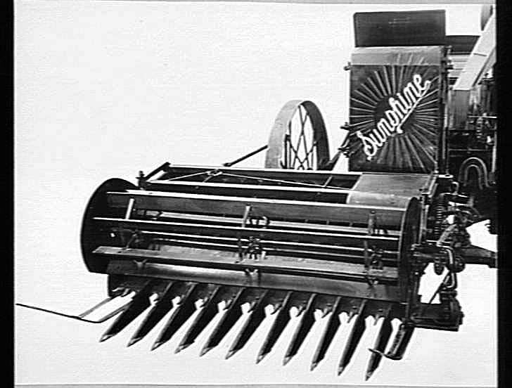 Photograph - H.V. McKay Massey Harris, Sunshine Header Fitted with Pea ...