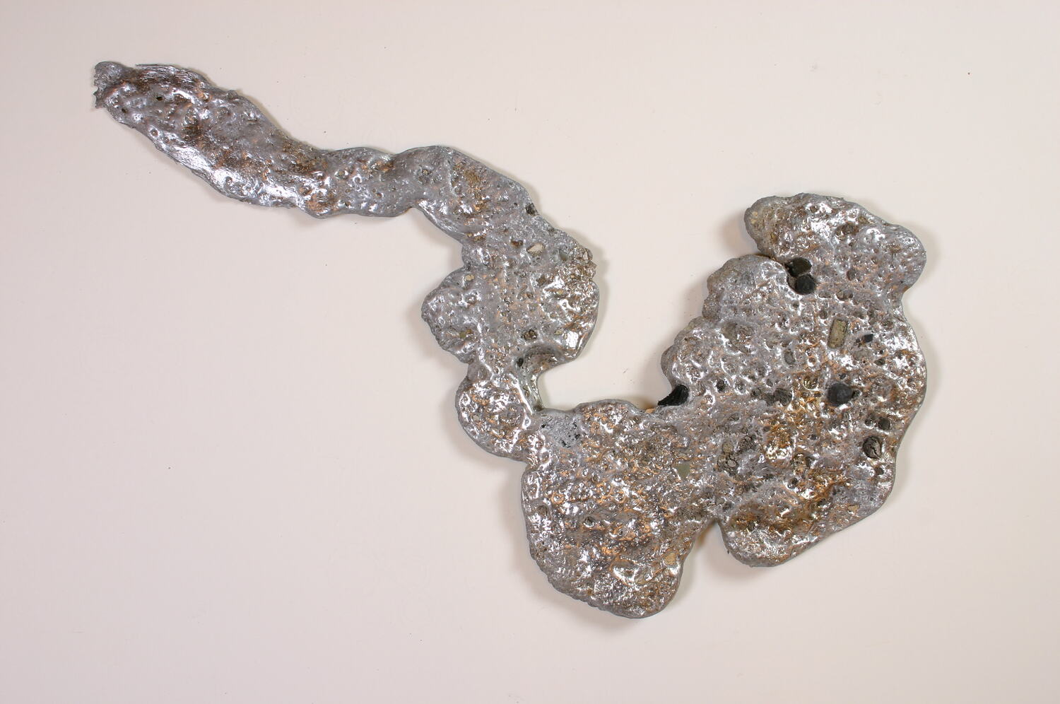 Alloy - Melted Wheel Section, Haven, 07 Feb 2009 (Bushfire Damaged)