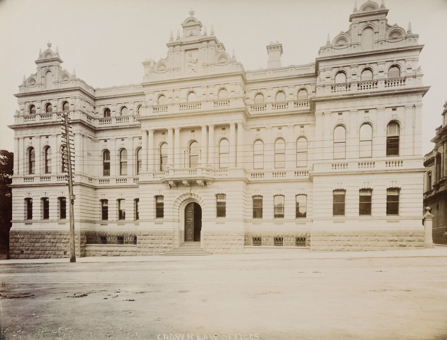 Photograph - Crown Law Offices, Melbourne, Victoria, 1890s