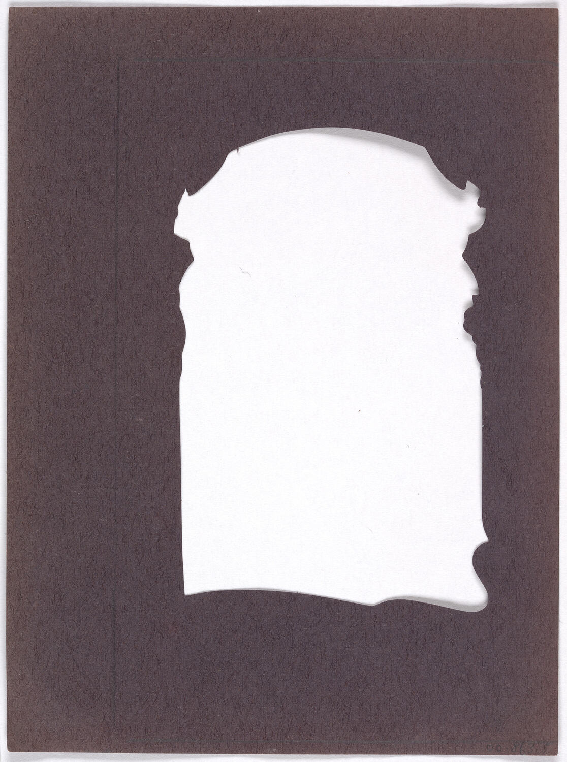 Negative Vignette - Frame, Gothic Pentagon, circa 1900