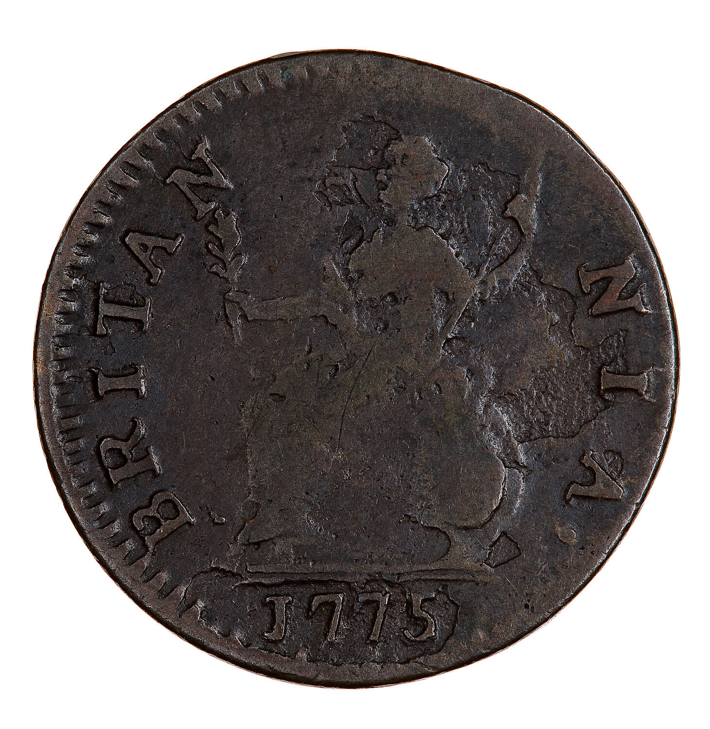 Coin - Farthing, George III, Great Britain, 1775