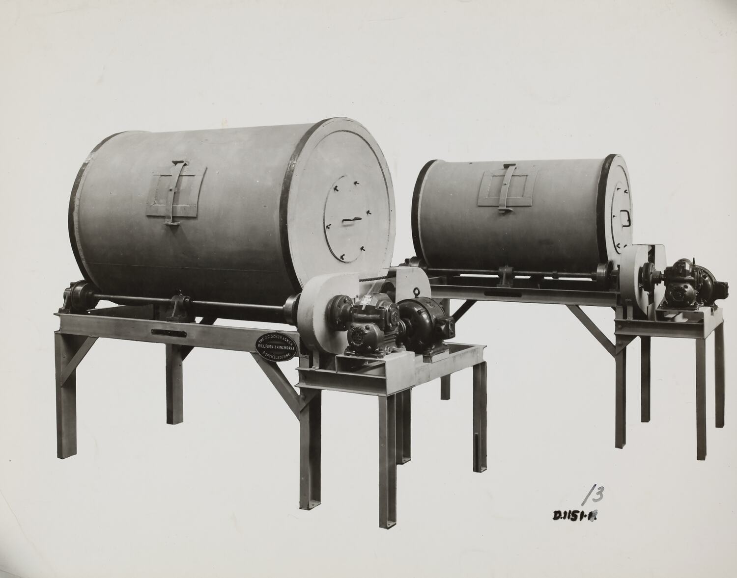 Photograph - Schumacher Mill Furnishing Works, Mixing Equipment, Port ...