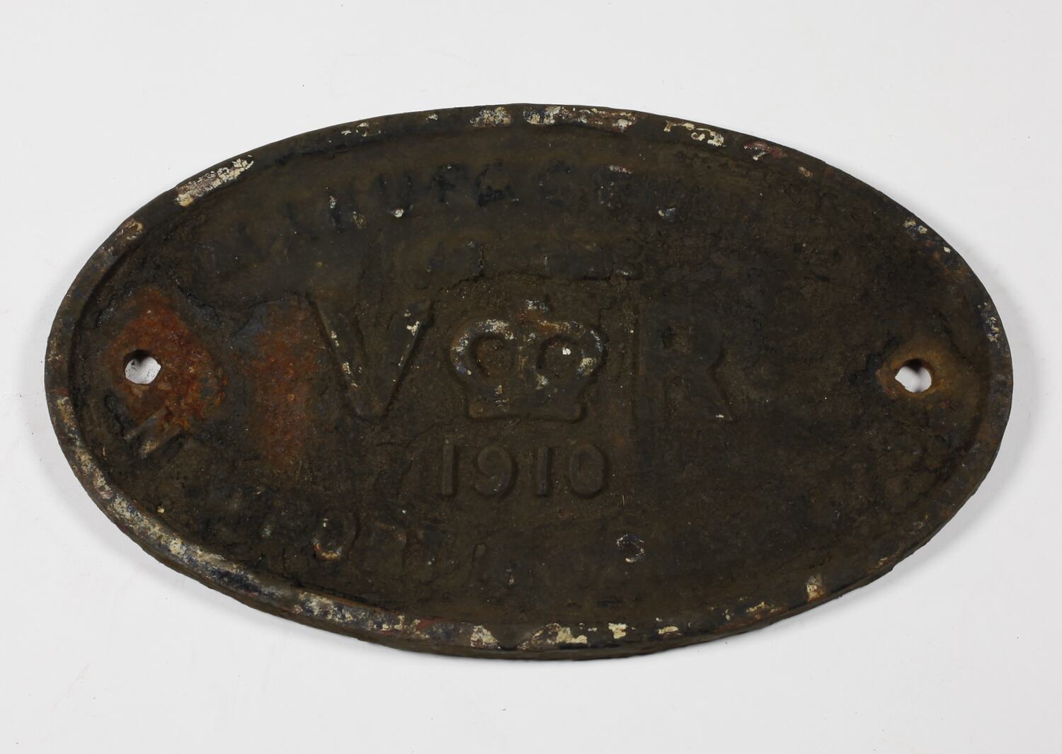 Locomotive Builder's Plate - VR Newport Workshops, Victoria, 1910