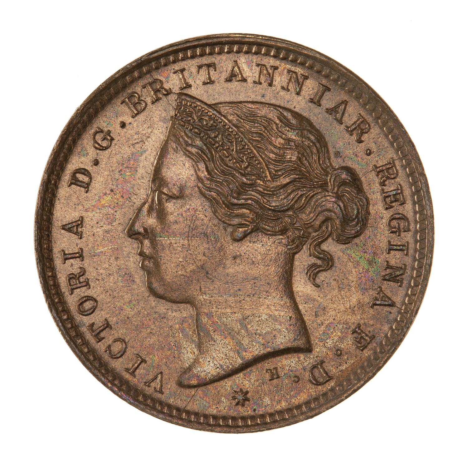 Coin - 1/48 Shilling, Jersey, Channel Islands, 1877