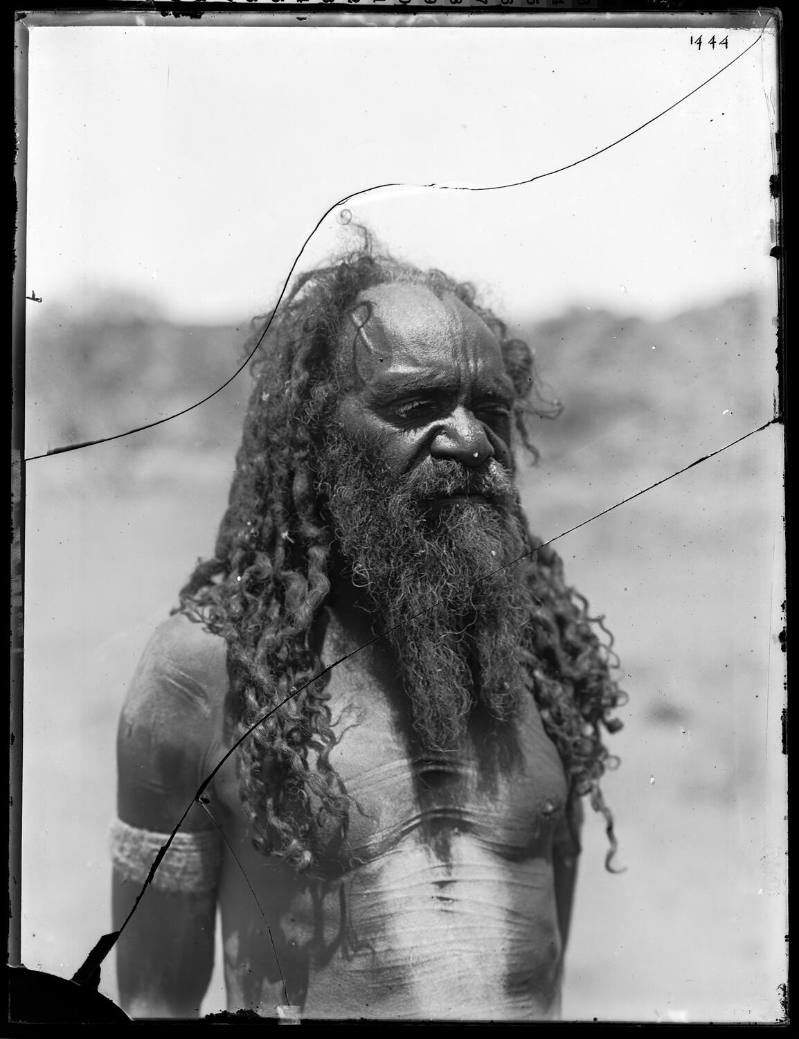 Glass plate. Arrernte. Alice Springs, Central Australia, Northern ...