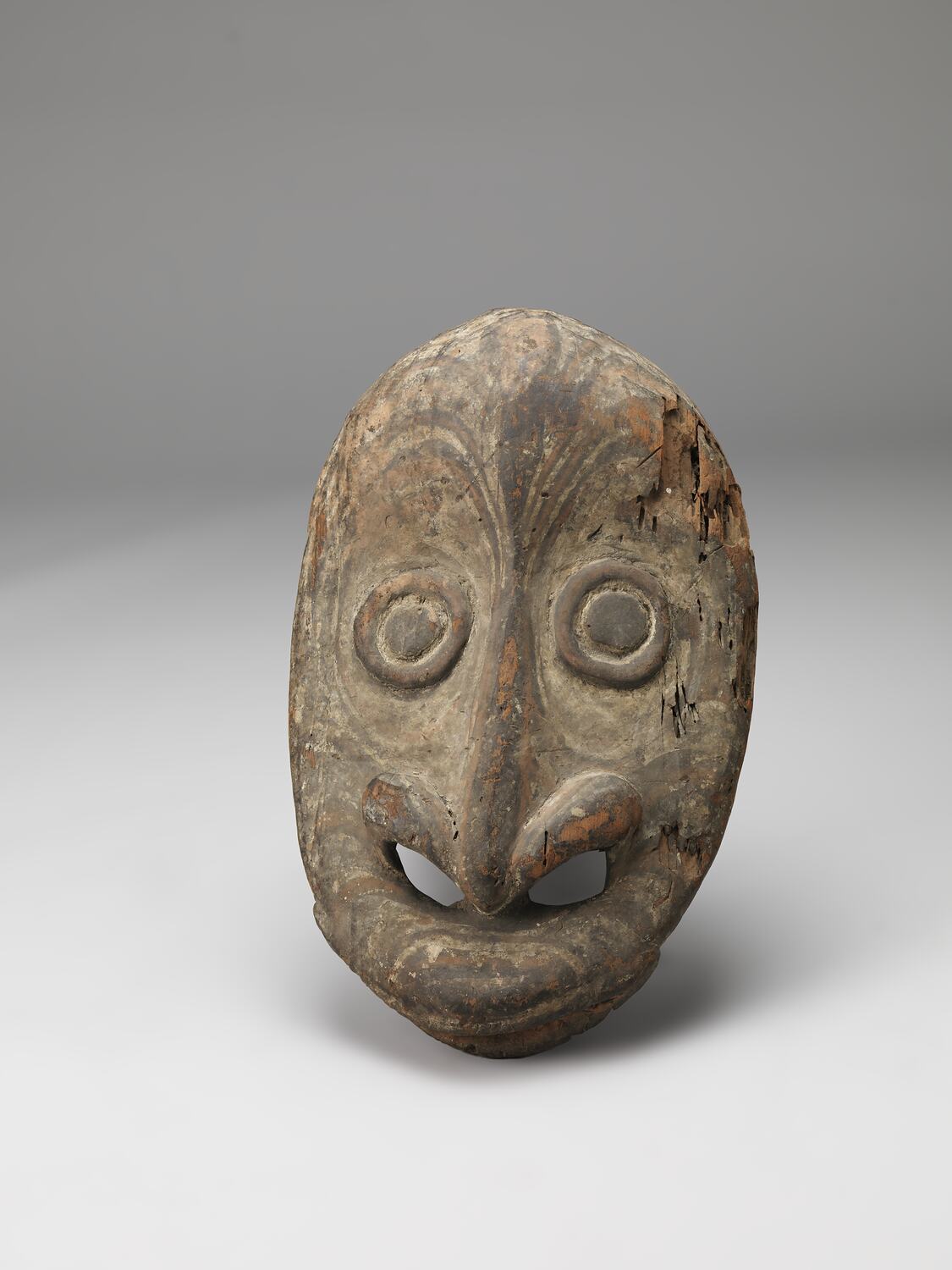 Gable mask. Iatmul. Middle Sepik River, East Sepik Province, Papua New ...