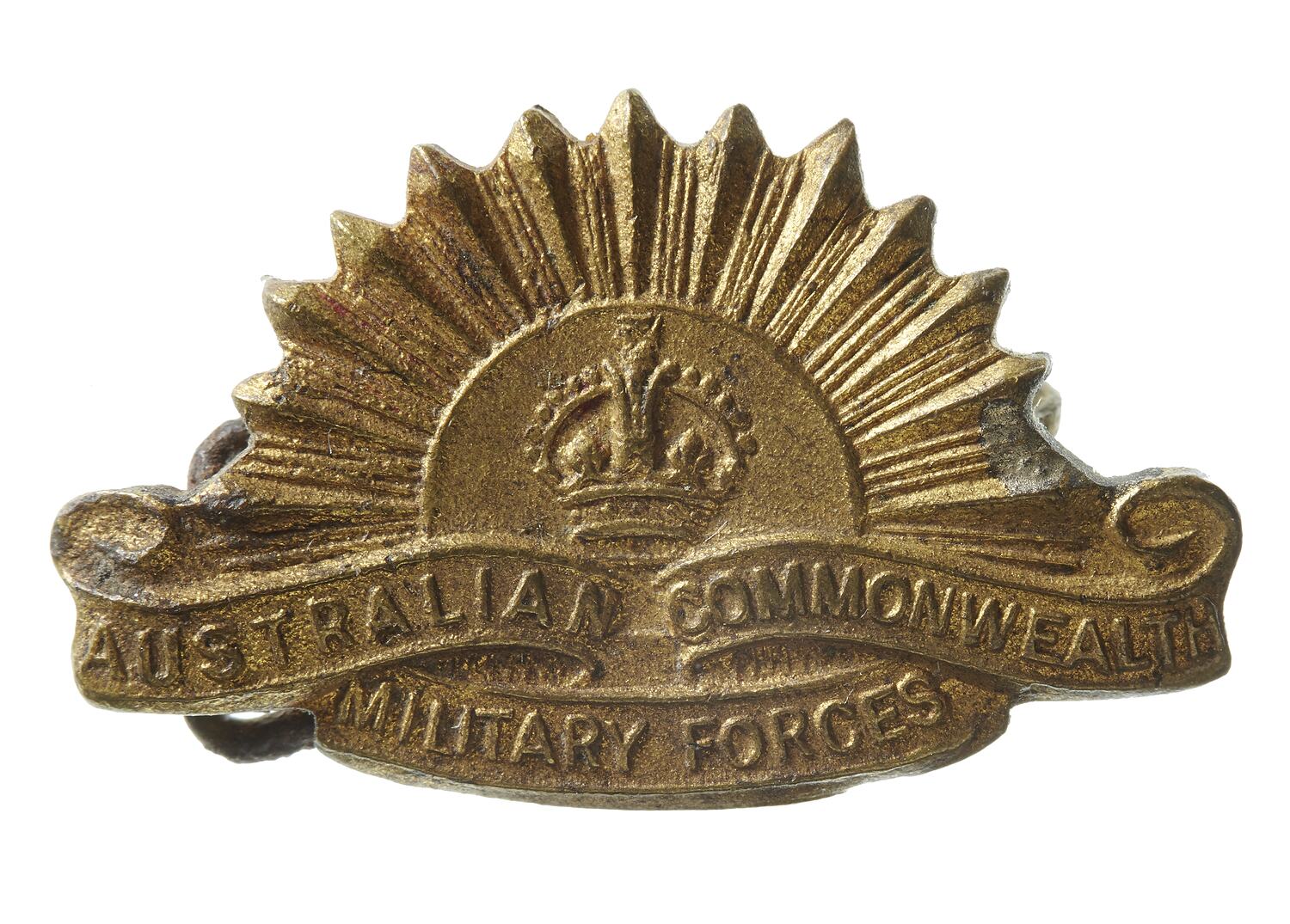 Badge - Rising Sun, Australian Commonwealth Military Forces, 1912-1919