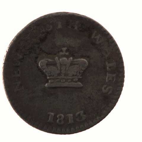 Coin - 15 Pence, Dump, New South Wales, Australia, 1813