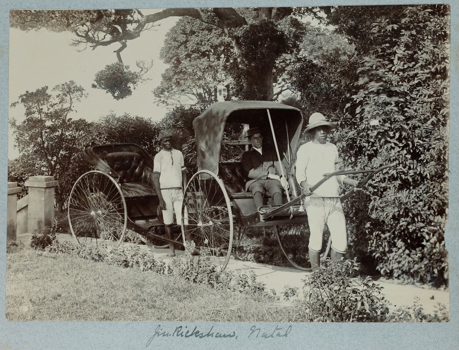 Photograph - 'Rickshaw, Natal', South Africa, circa 1902