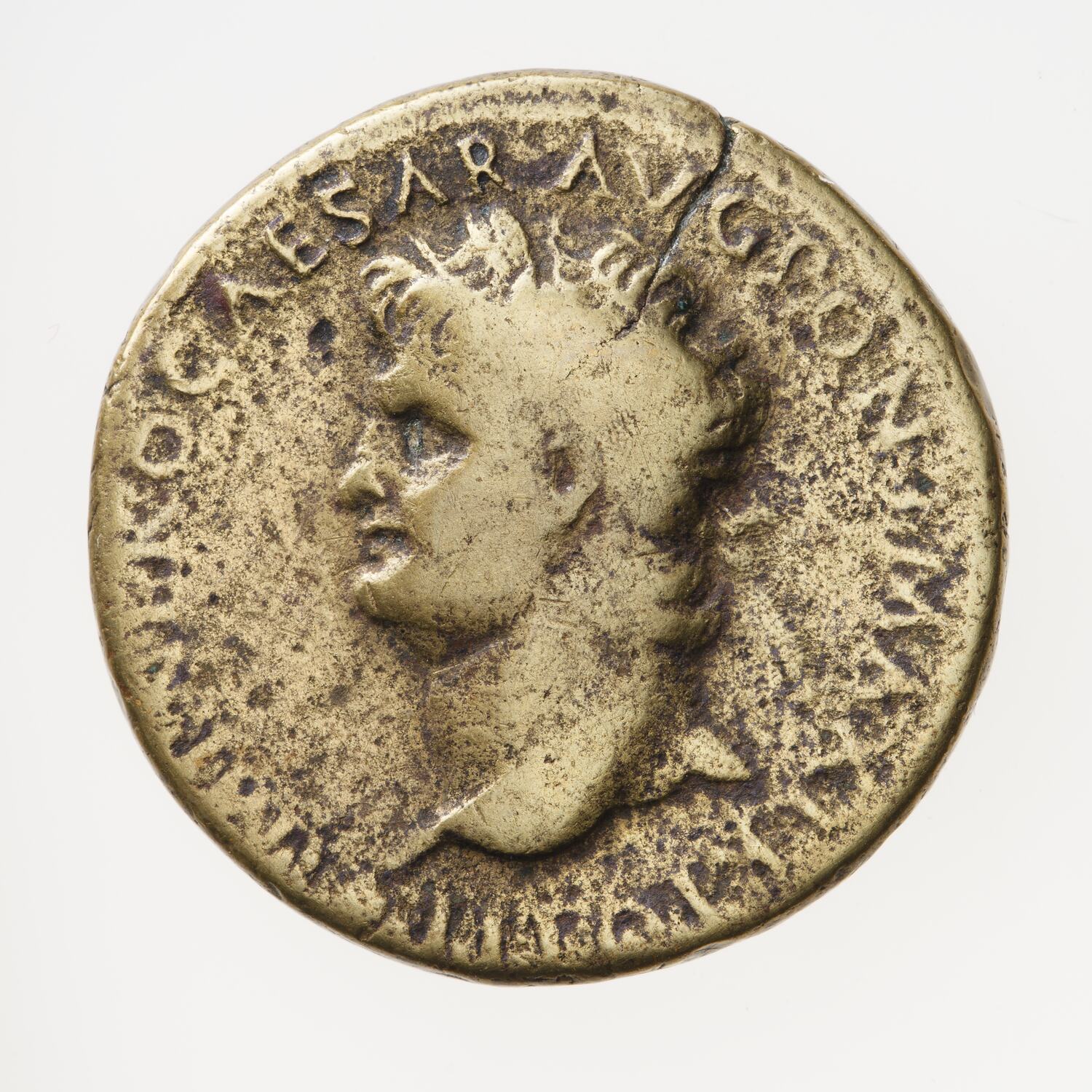 Coin - Sestertius, Emperor Nero, Ancient Roman Empire, 54-68 AD