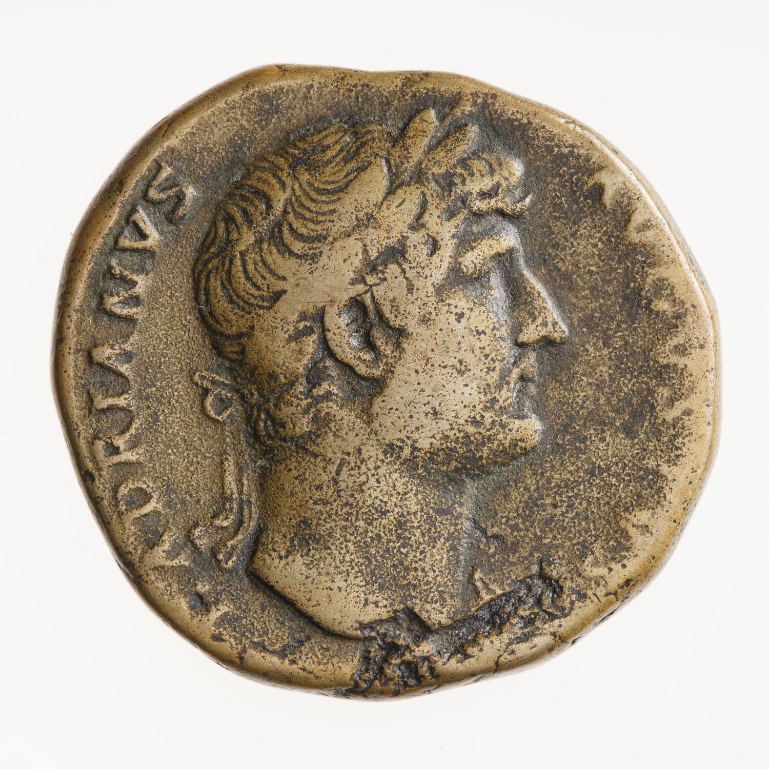 Coin - Sestertius, Emperor Hadrian, Ancient Roman Empire, 125-128 AD