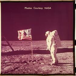 Transparency - Kodak Colorama, 'Apollo 11 Triptych', Moon Walk, 1960s-1980s