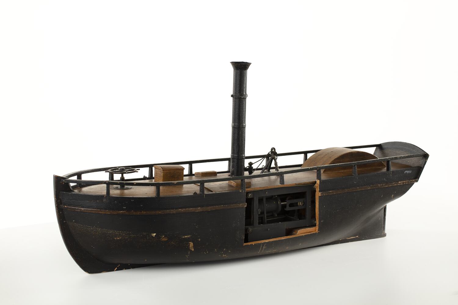 Paddle Steamer Model - William Symington's Charlotte Dundas, circa 1802