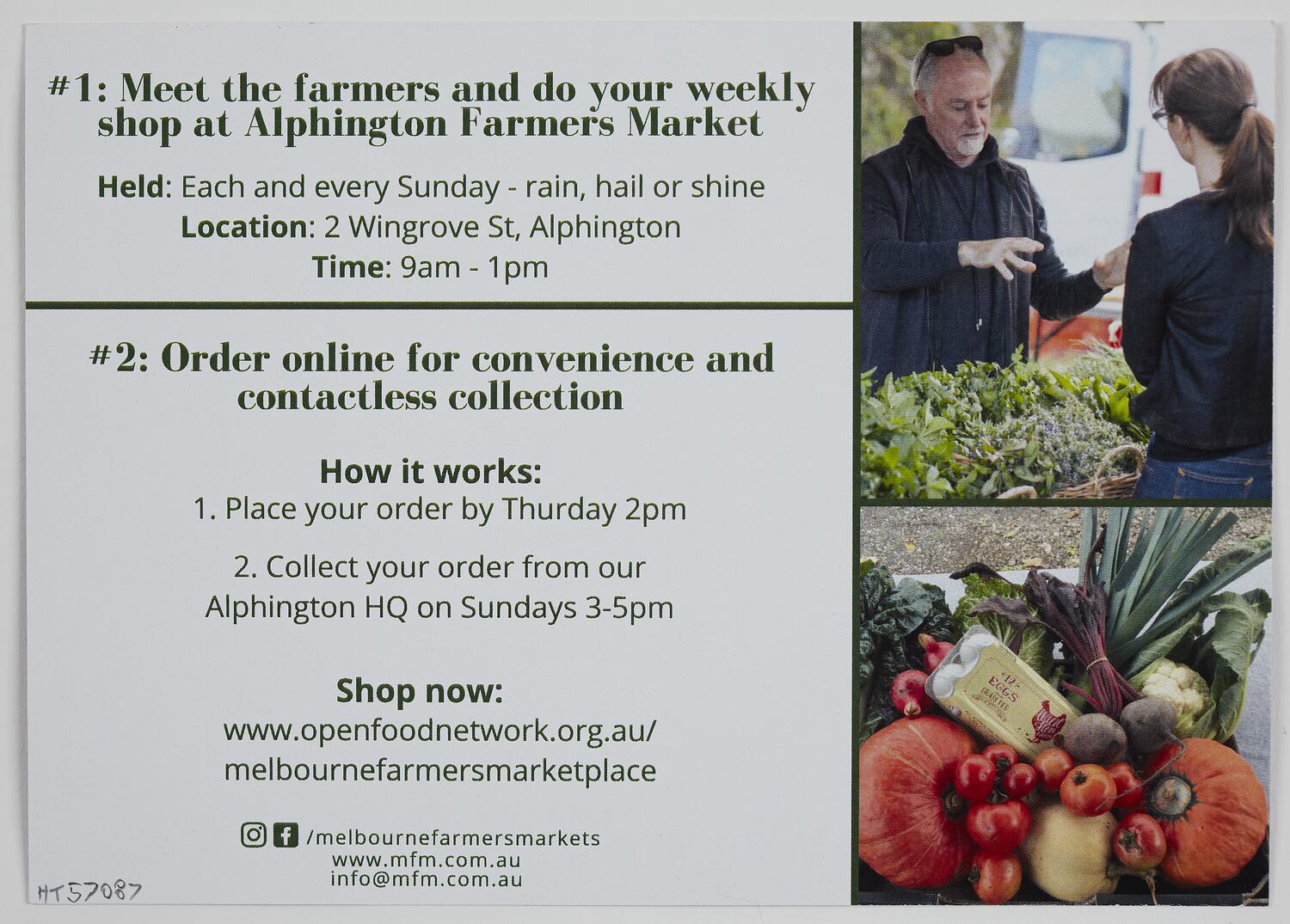 Postcard - Online Shopping, 'Two Ways To Find Victorian Produce Direct ...