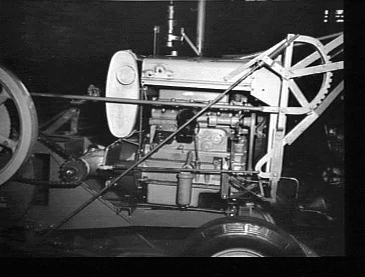 Photograph - H.V. McKay Massey Harris, Newage Austin Engine Fitted to a ...