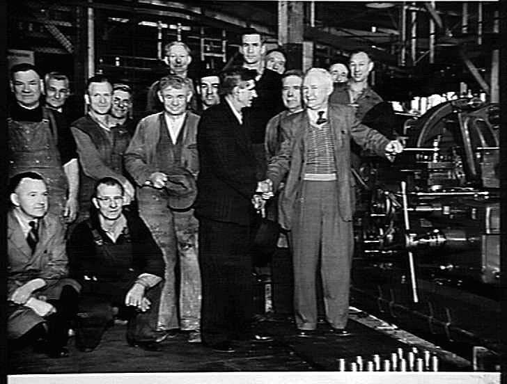 Photograph - H.V. McKay Massey Harris, Tom Stevenson & Alec Findlay ...