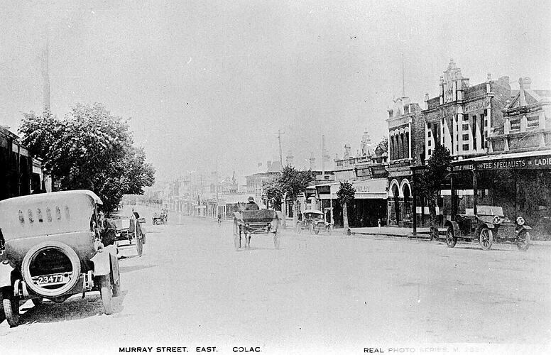 Negative - Colac, Victoria, circa 1925