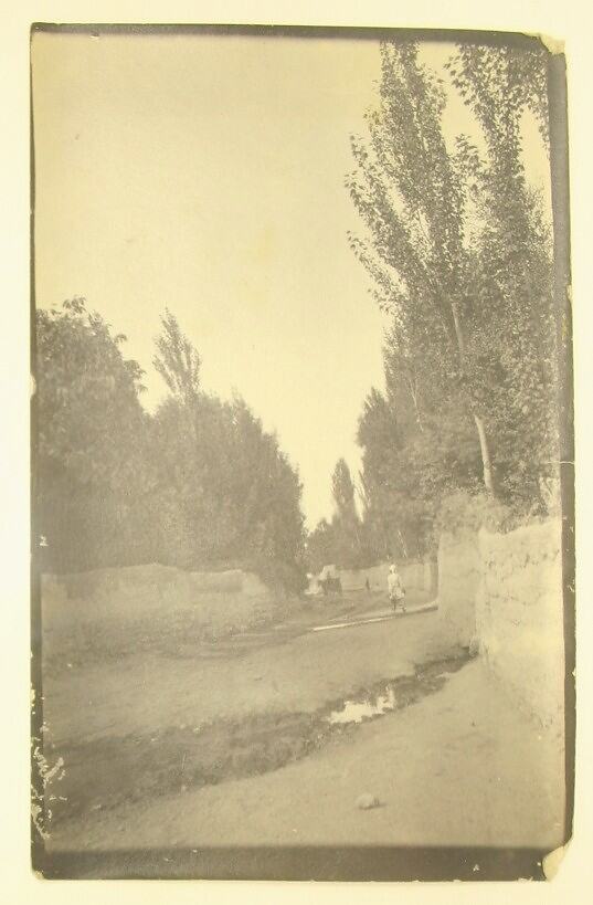 Photograph - Dirt Road with Walls Either Side, Middle East, World War I ...