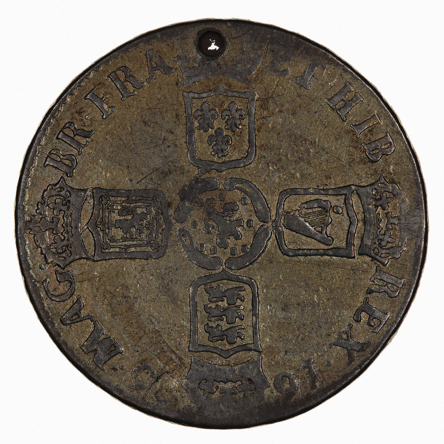 Coin - Halfcrown, William III, Great Britain, 1696