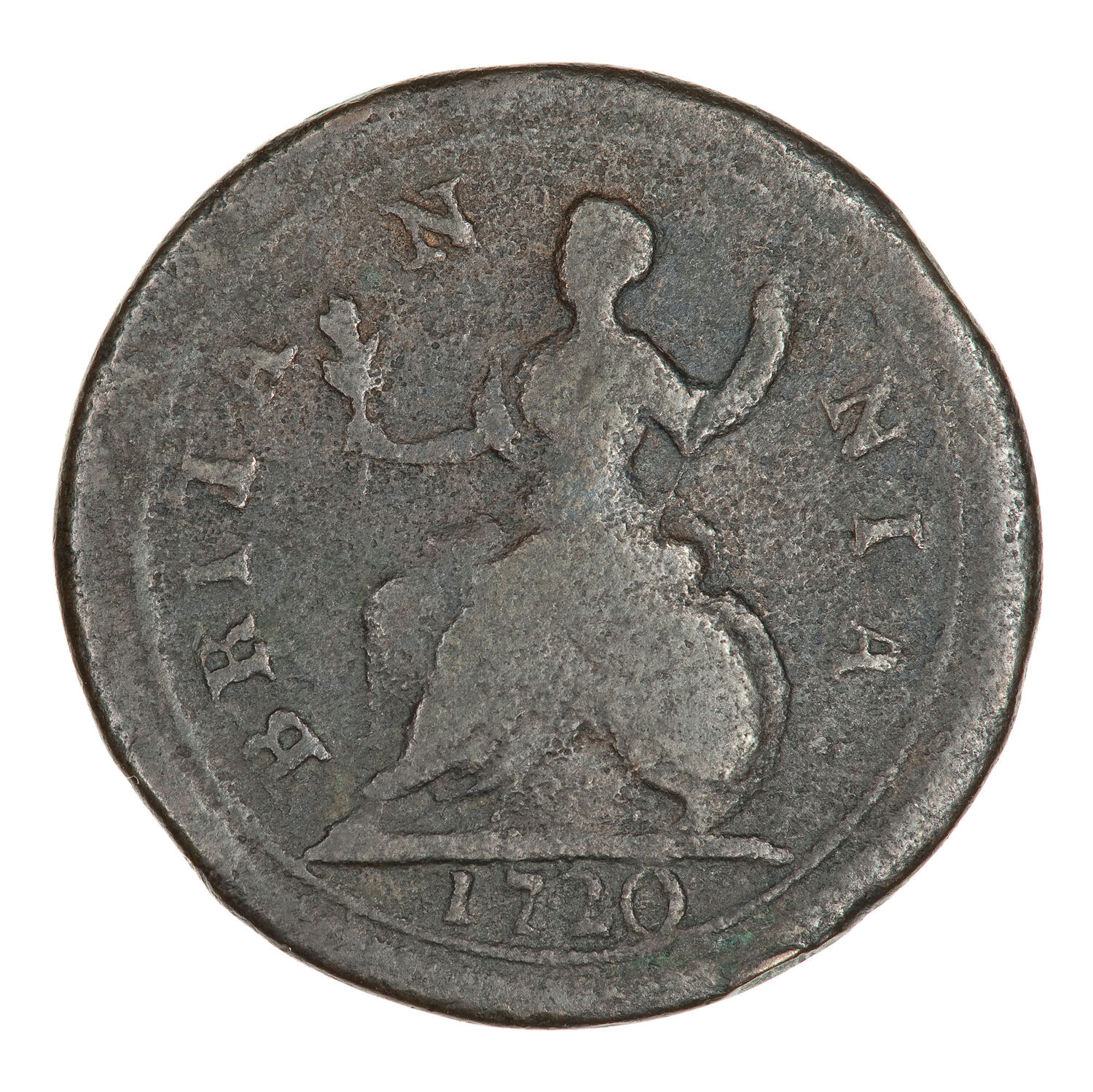 Coin - Farthing, George I, Great Britain, 1720