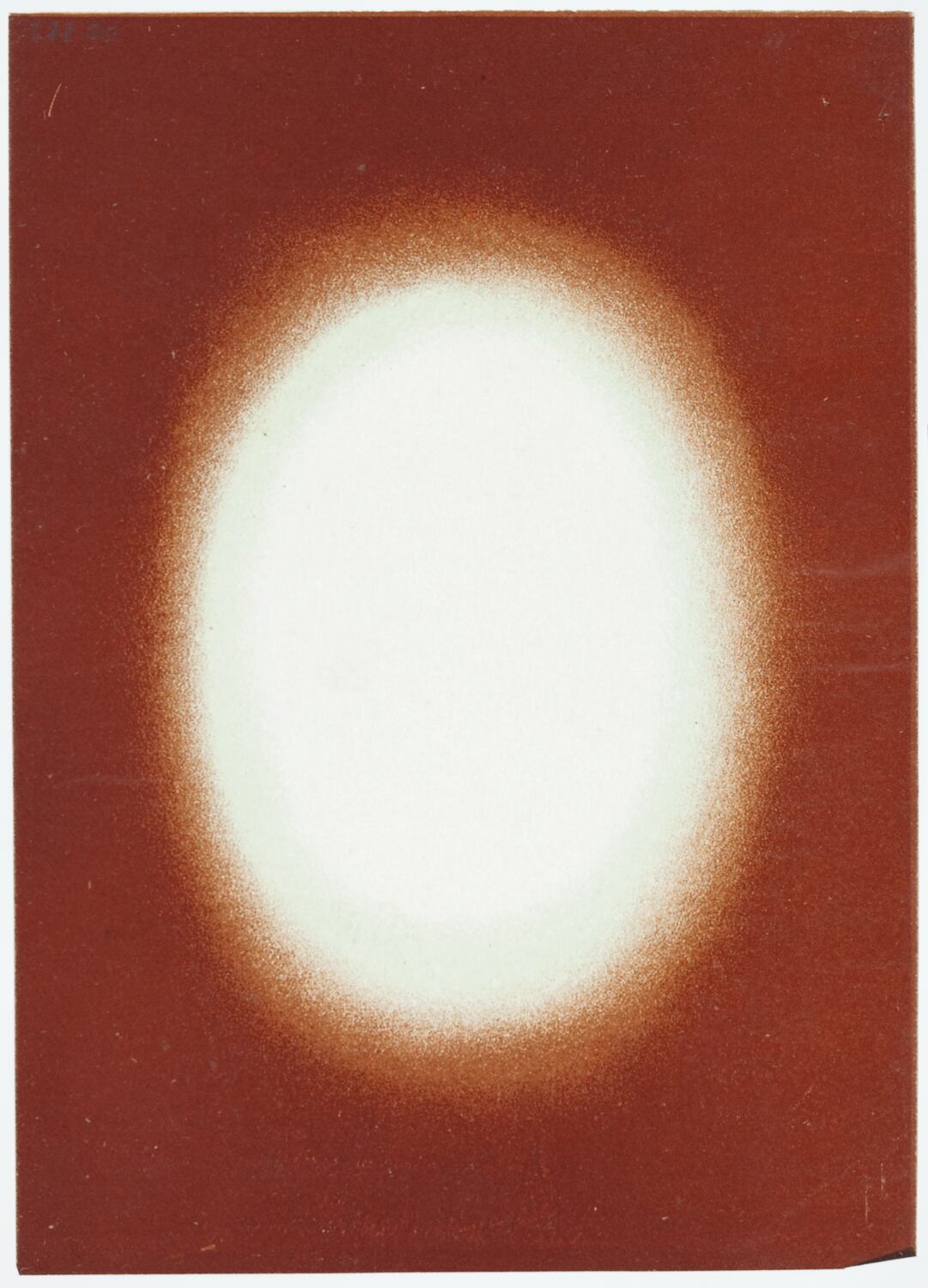 Negative Vignette - Oval Halo, circa 1900