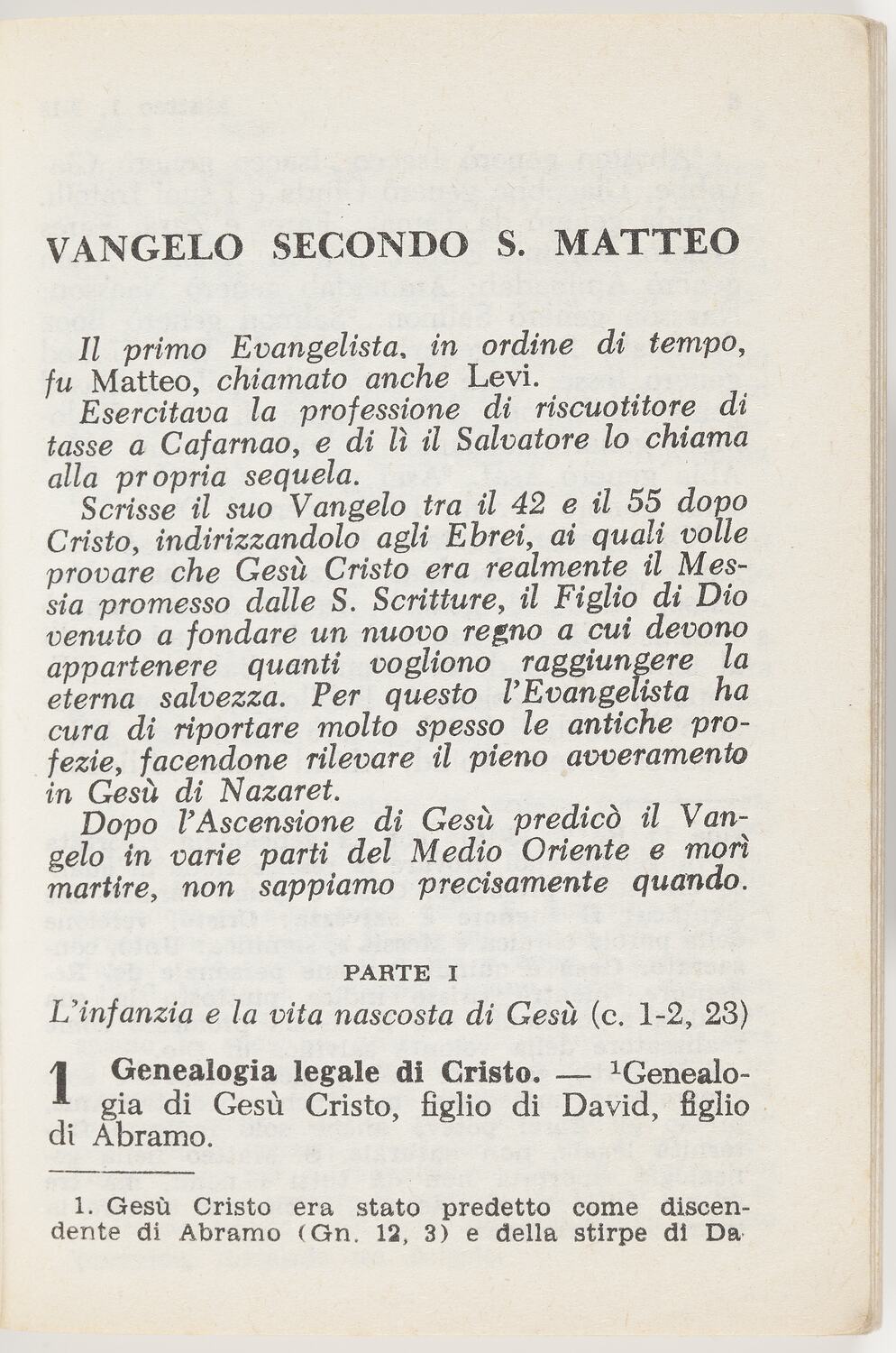 Book - Il Santo Vangelo, Rome, 1951