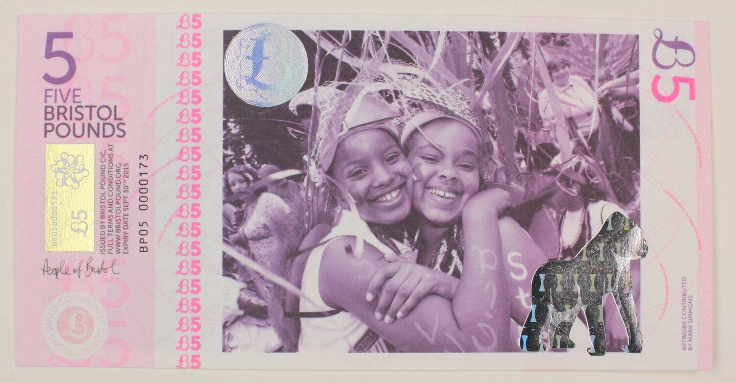 Bank Note - 5 Bristol Pounds, Bristol, England, 2012