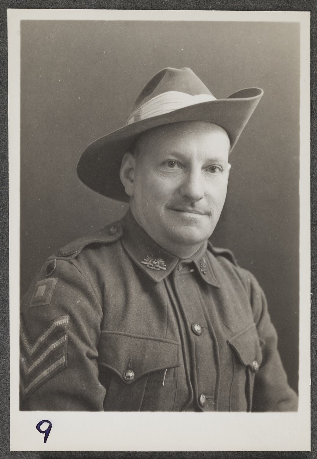 Photograph - Sergeant A. Bellingham, Abbotsford, Victoria, World War II ...