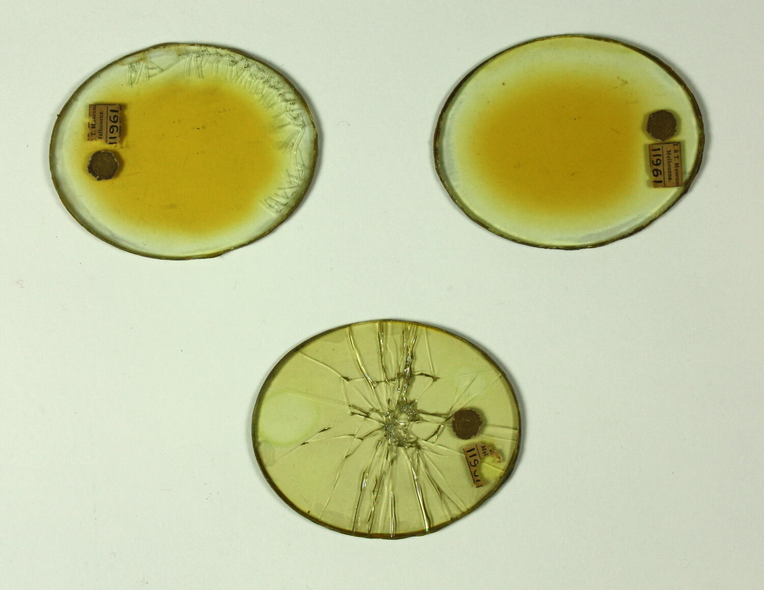 Goggle Glasses - Triplex Safety Glass Co, For Aviator's Goggles, Great ...