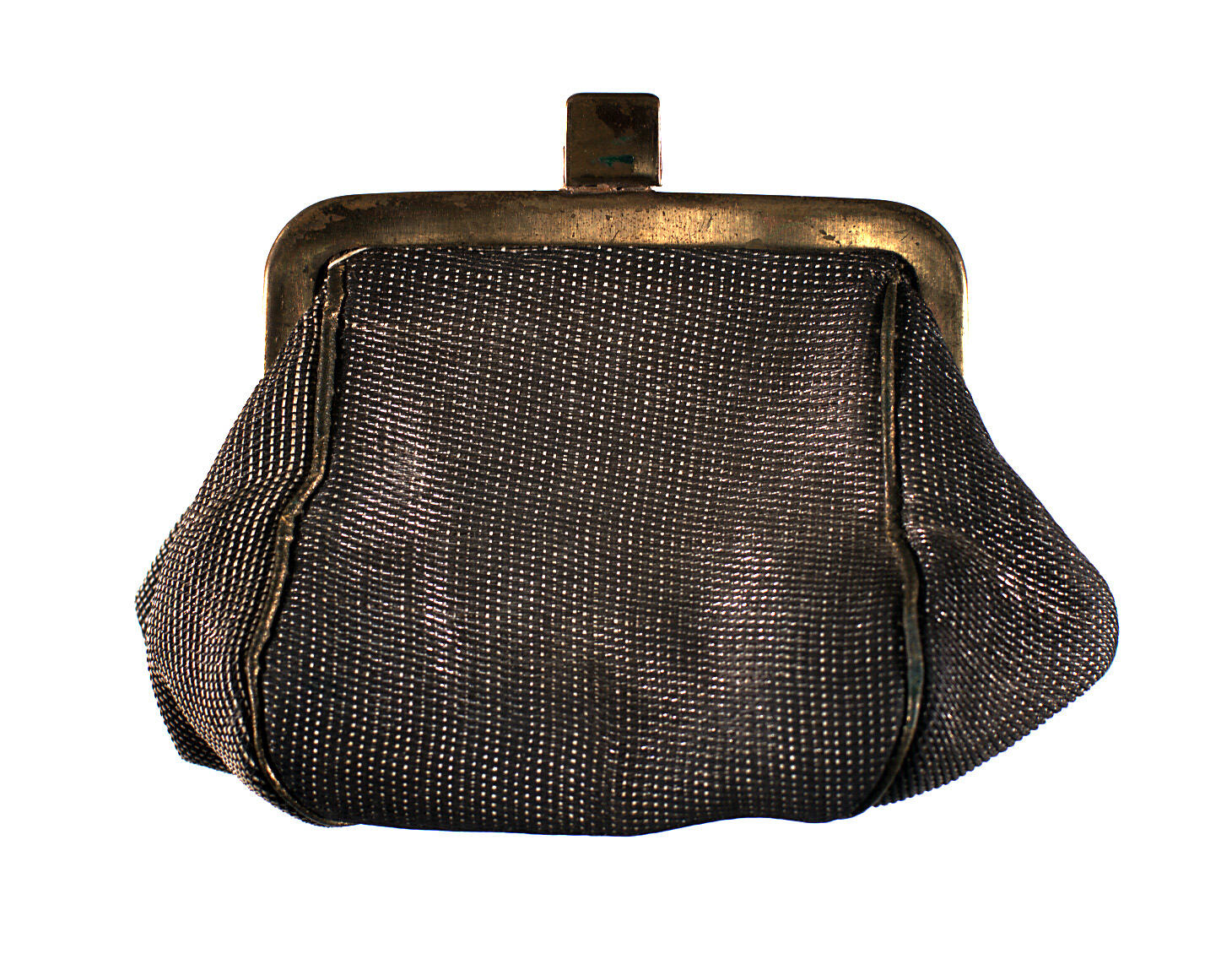Coin Purse - Silver Fabric, circa 1930-1939