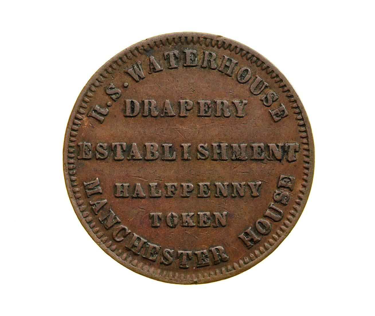 Token - Halfpenny, R.S. Waterhouse, Baby Linen Warehouse, Hobart ...